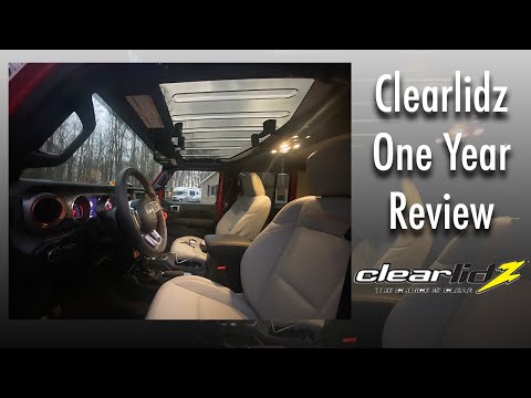 Clearlidz Jeep Top Review One Year Later 22 Mojave Gladiator - YouTube