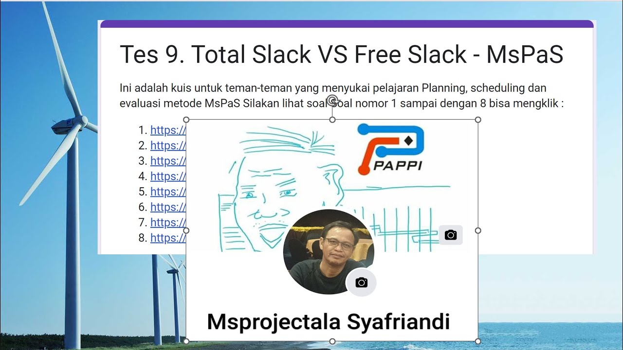 Test 9 Total Slack dan Free Slack - MsPaS - YouTube