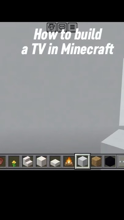 How to Build a TV in Minecraft 😁📺 - YouTube