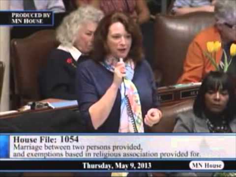 Rep. Laurie Halverson Floor Speech on Marriage Equality - YouTube
