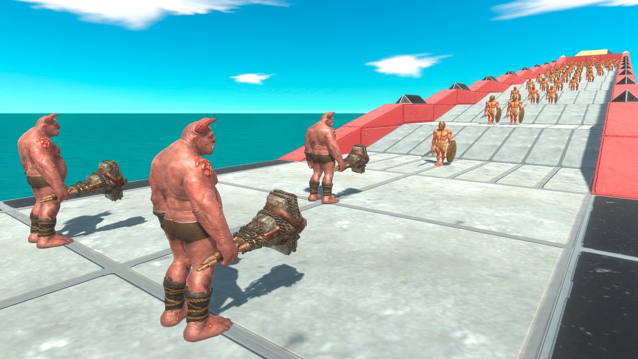 Ogre Lord vs Achilles - Animal Revolt Battle Simulator - YouTube