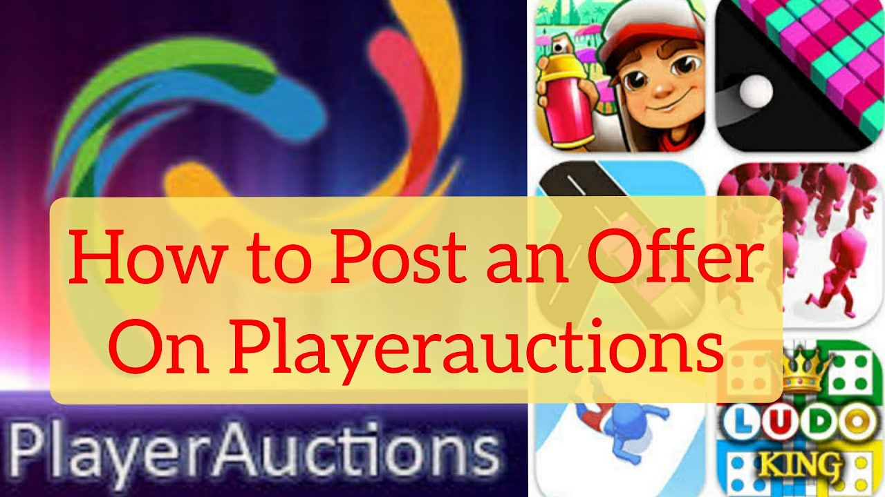 How to Create an For Sale Offer on Playerauctions | Hindi | बेचिये अपना ...