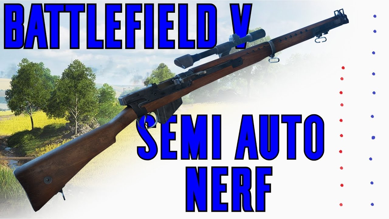 Semi Auto Rifle Recoil Changes & Turner SMLE Gameplay - Battlefield V ...