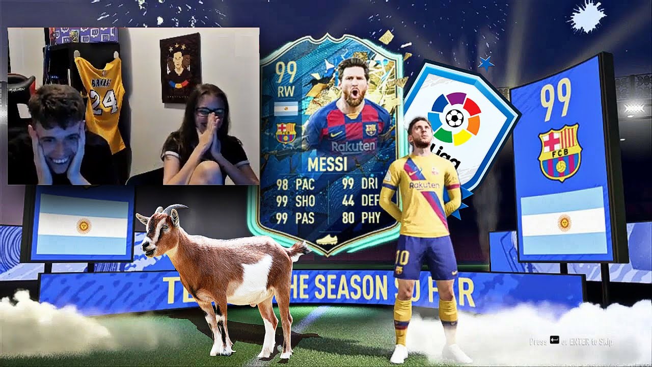 99 TOTS MESSI V PACKU!!! LA LIGA GUARANTEED SBC - FIFA 20 Ultimate Team ...