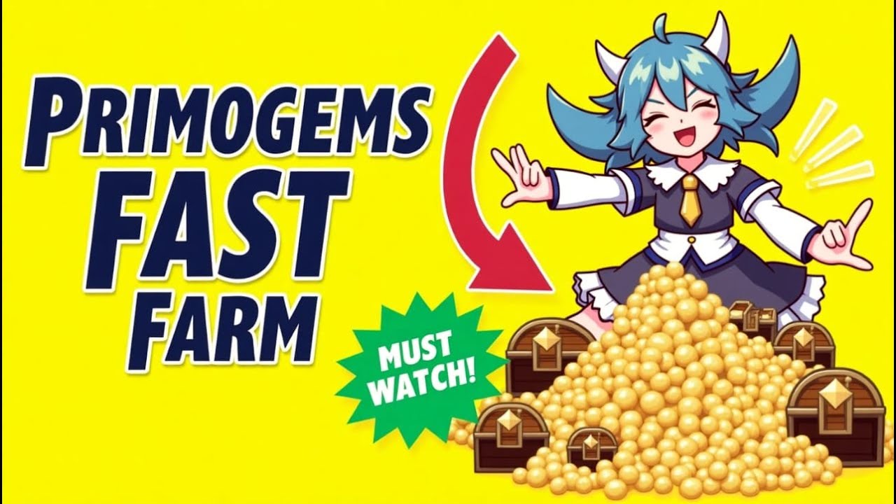 How to Farm Primogems Fast in Genshin Impact - YouTube