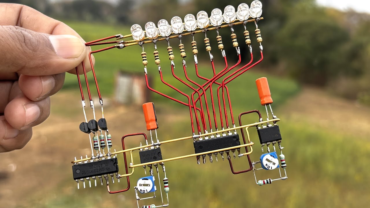 RGB 4Pin Led Chaser (electric project easy at Home) - YouTube