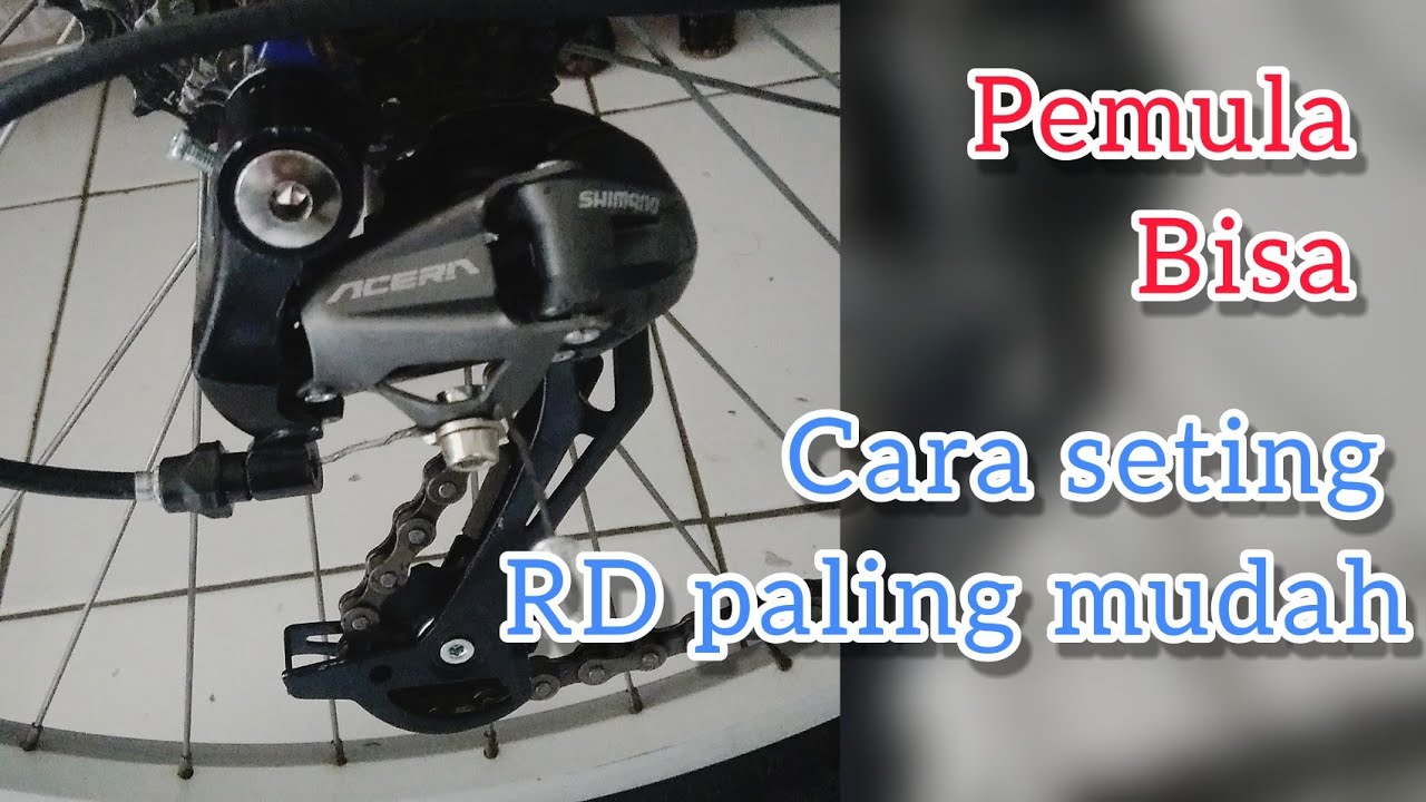 setting rd,Altus shimano - YouTube
