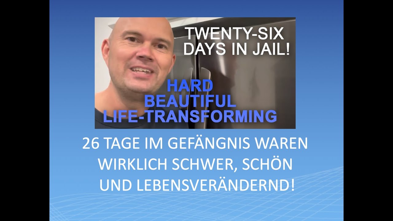 TORBEN SONDERGAARD: 26 TAGE IM GEFÄNGNIS WAREN WIRKLICH SCHWER, SCHÖN ...