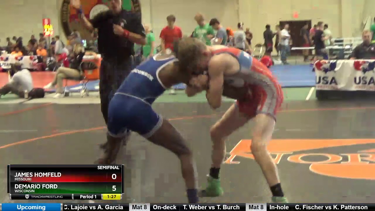 Cadet 106 James Homfeld Missouri Vs Demario Ford Wisconsin - YouTube