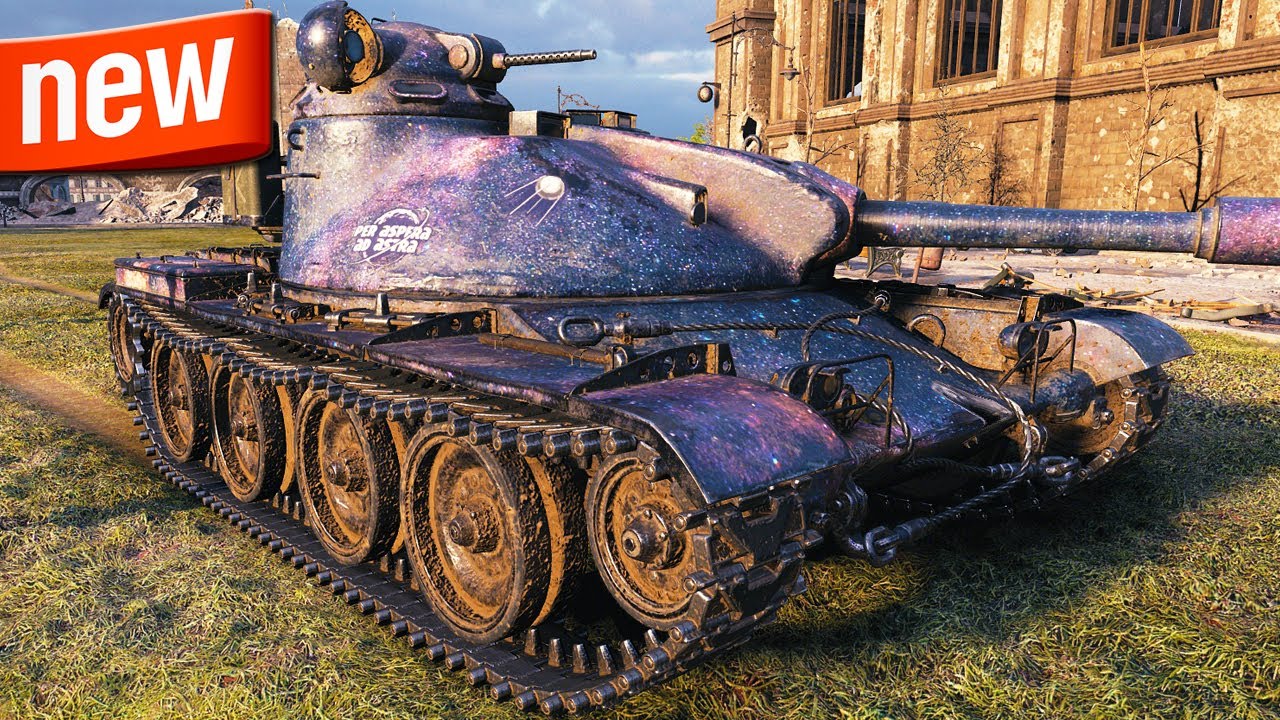 ASTRON Rex 105 mm - FIRST BATTLE - World of Tanks - YouTube