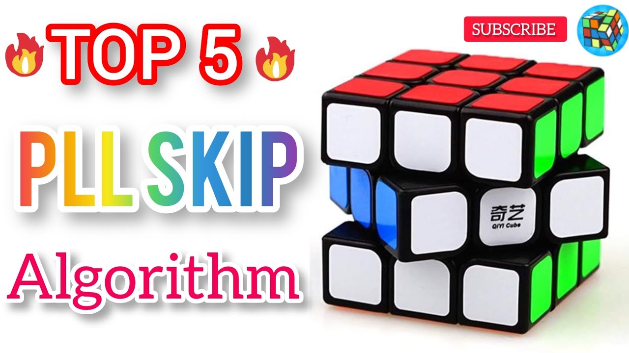 TOP 5 PLL skip Algorithm fro Rubik's cube #rubik - YouTube