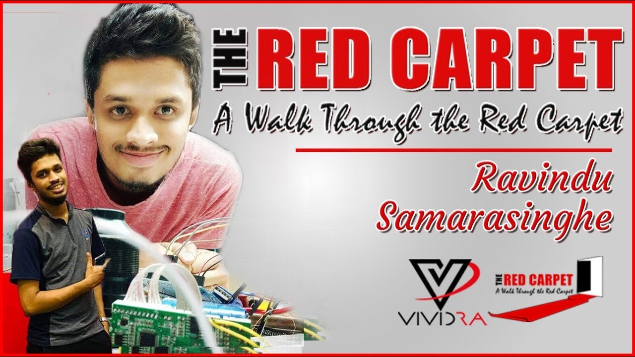 Vividra Media | The Red Carpet | Ravindu Samarasinghe - YouTube