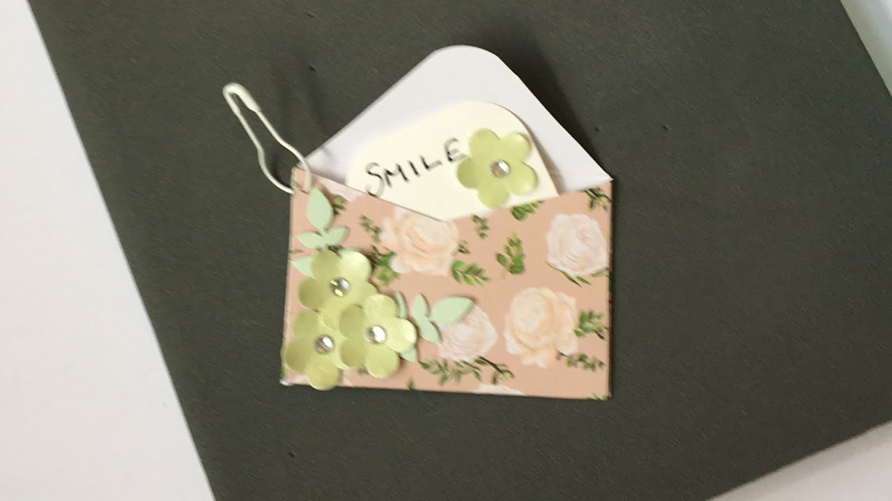 Mini envelope embellishments.🤪 - YouTube
