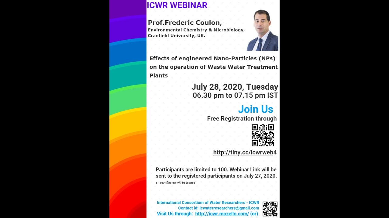 ICWR Webinar by Prof. Frederic Coulon, Cranfield University, UK - YouTube