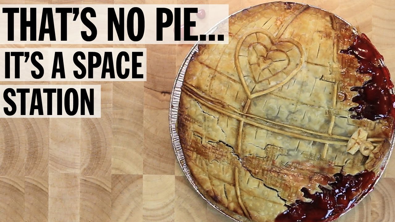 Death Star-Inspired Star Wars Pie | Food Network - YouTube