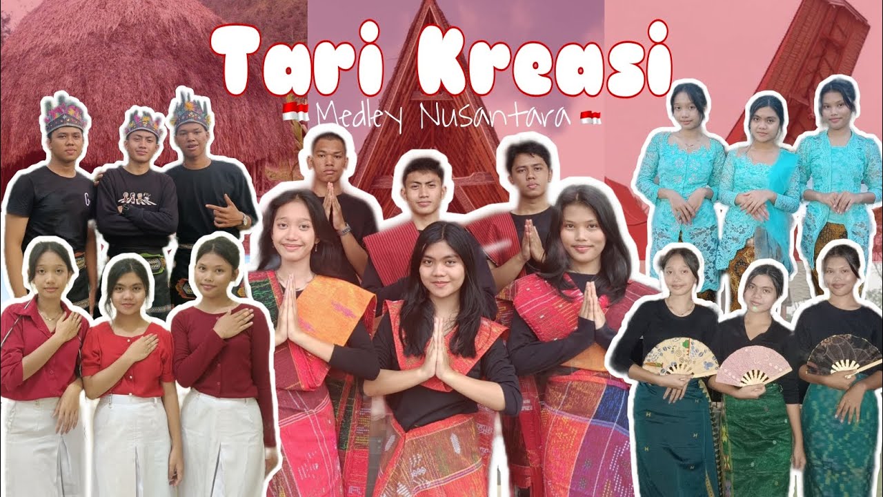 tari kreasi [medley nusantara] | SMAS Methodist-2 Kisaran - YouTube