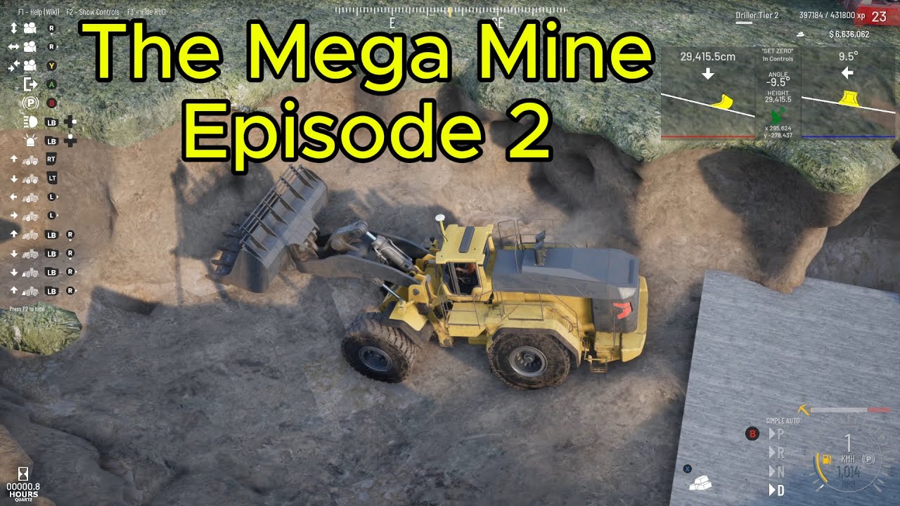The Mega Mine Episode 2 Starting The First Cut - YouTube