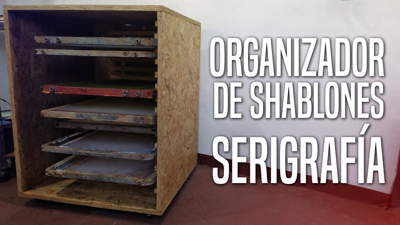 ORGANIZADOR DE SHABLONES /#SERIGRAFÍA - YouTube