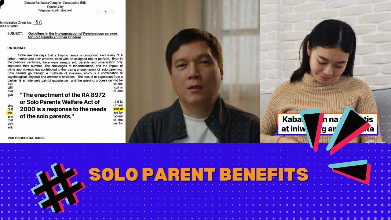 SOLO PARENT BENEFITS | Atty. Tony Roman #TikTokLawyerPH Free Legal ...