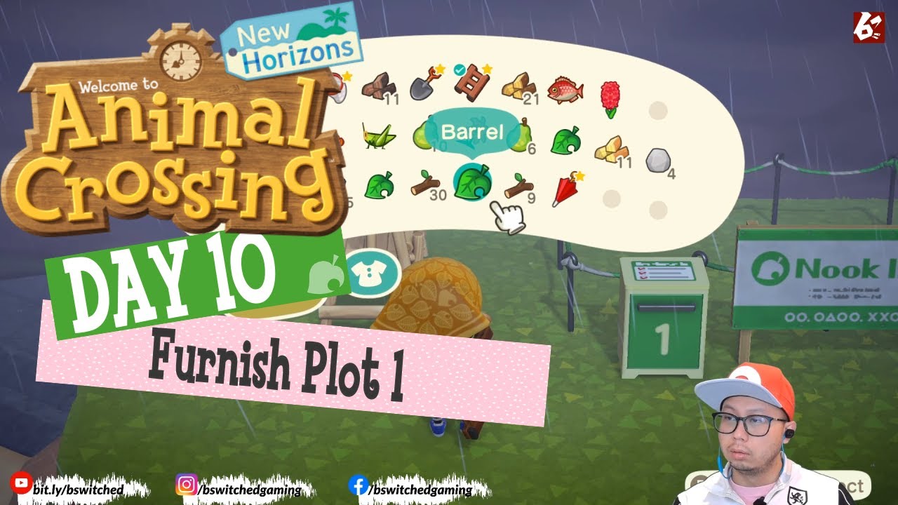 Animal Crossing - Furnish Plot 1 - YouTube