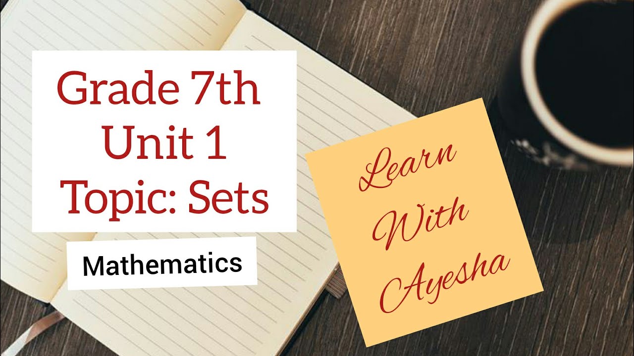 Class 7 unit 1 Oxford Math Wise | Sets || Mathematics || Explanation ...