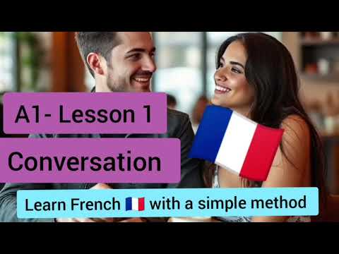 A1- lesson 1🇨🇵___ learning French for beginners with a simple method ...