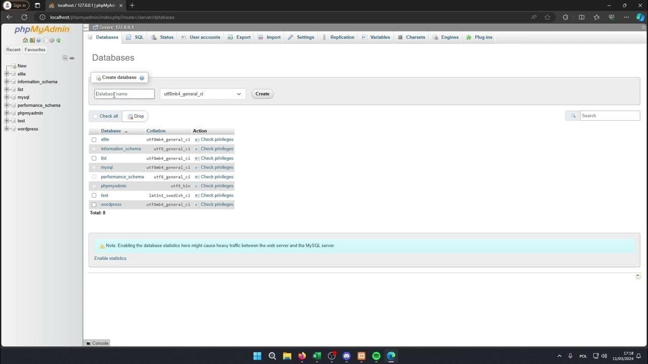 How to Create Database in XAMPP MySQL [2024] - YouTube