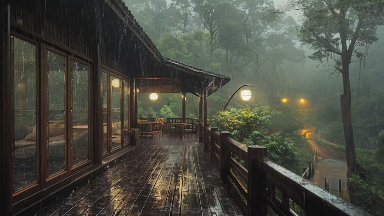 Peaceful Thunderstorm - Soothing Rain Sounds for Relaxation - YouTube