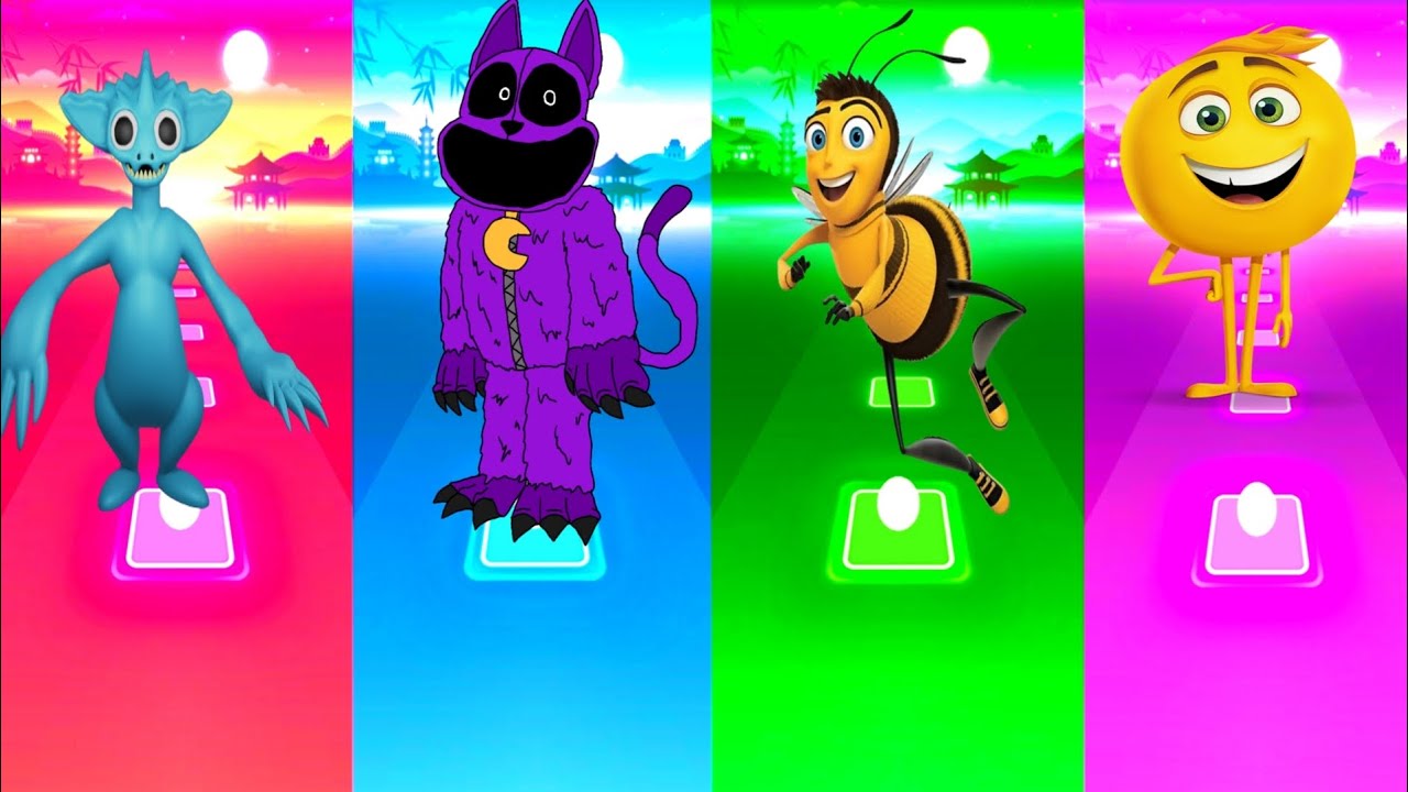 Smily_Miley🆚Smiling_Critters_Animation🆚Bee🆚The_Emoji🍑Who is best? - YouTube