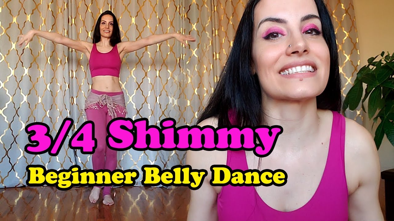 How to Do a 3/4 Shimmy | Beginner Belly Dance | SharqiDance - YouTube