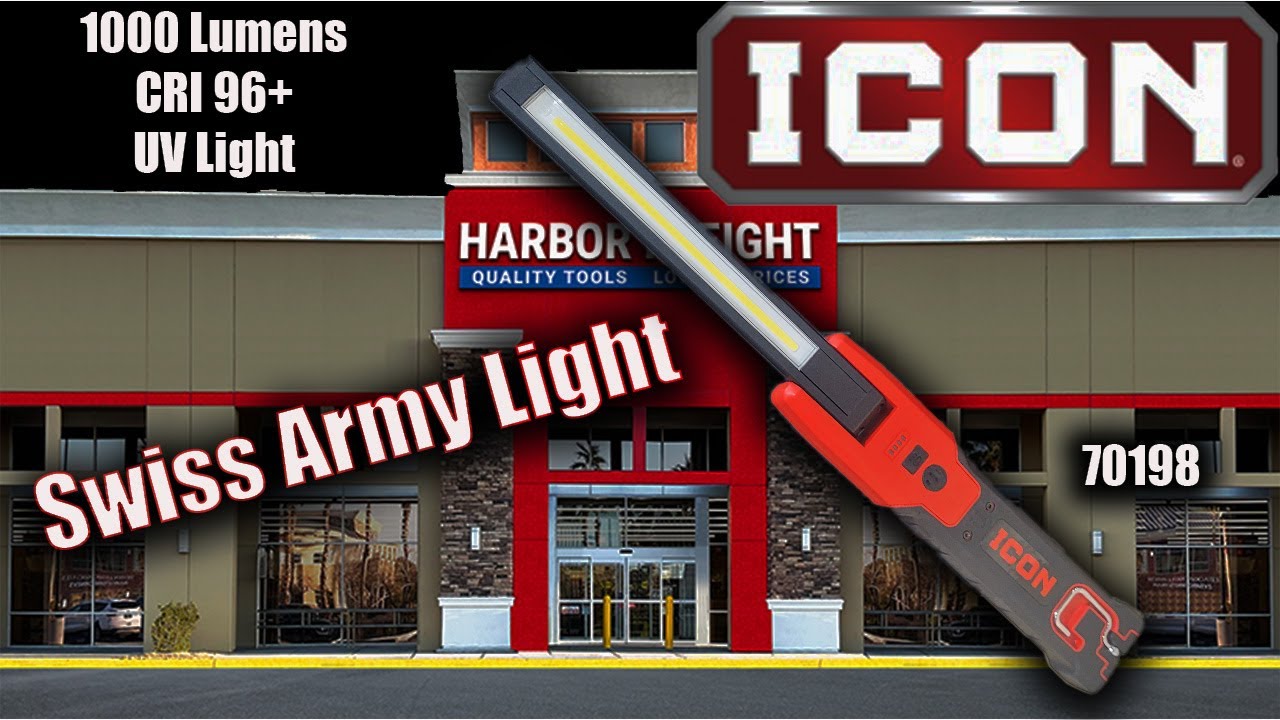 The New Harbor Freight Icon 1000 Lumen Bar Light 70198 - YouTube