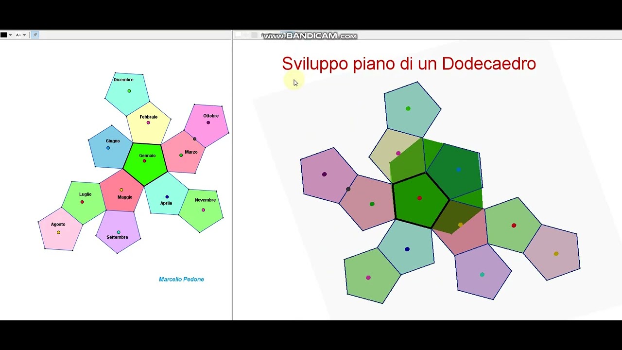 Sviluppo piano di un dodecaedro - YouTube