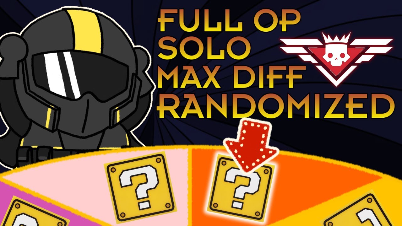 Helldivers 2 - trying to solo a full operation on super helldive with random loadouts - YouTube