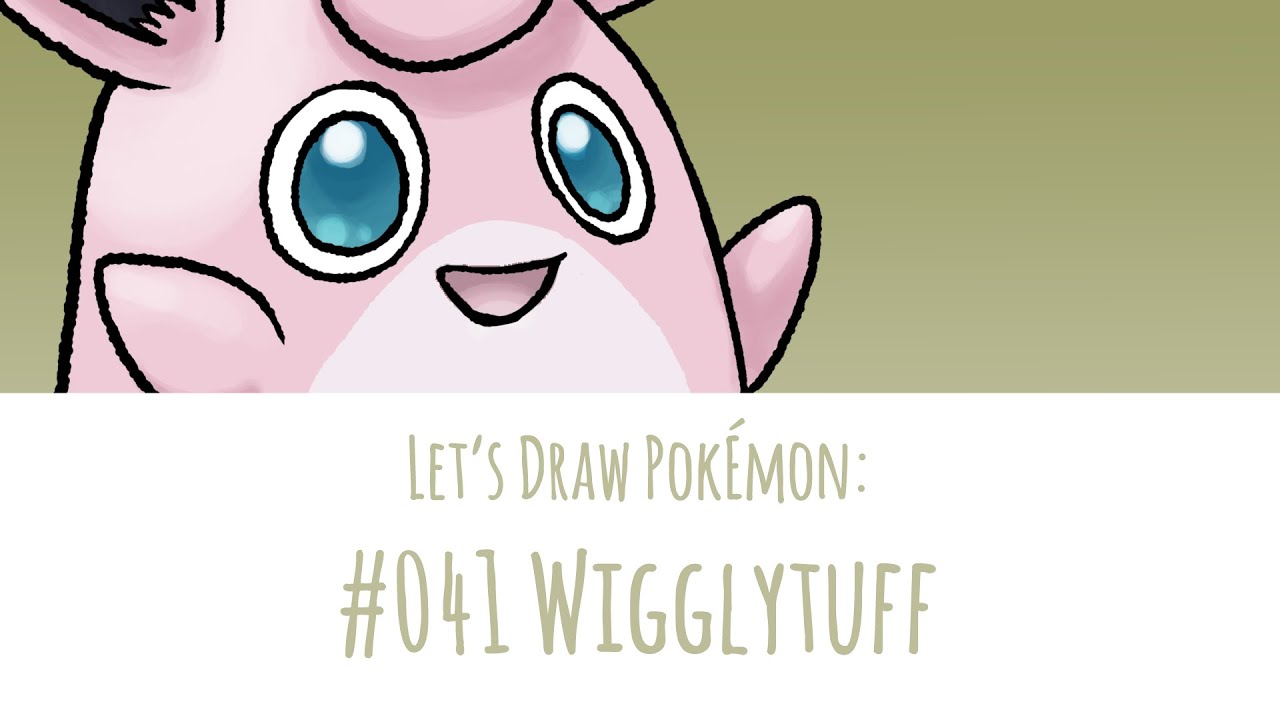 Let's Draw Pokemon: #040 Wigglytuff - YouTube