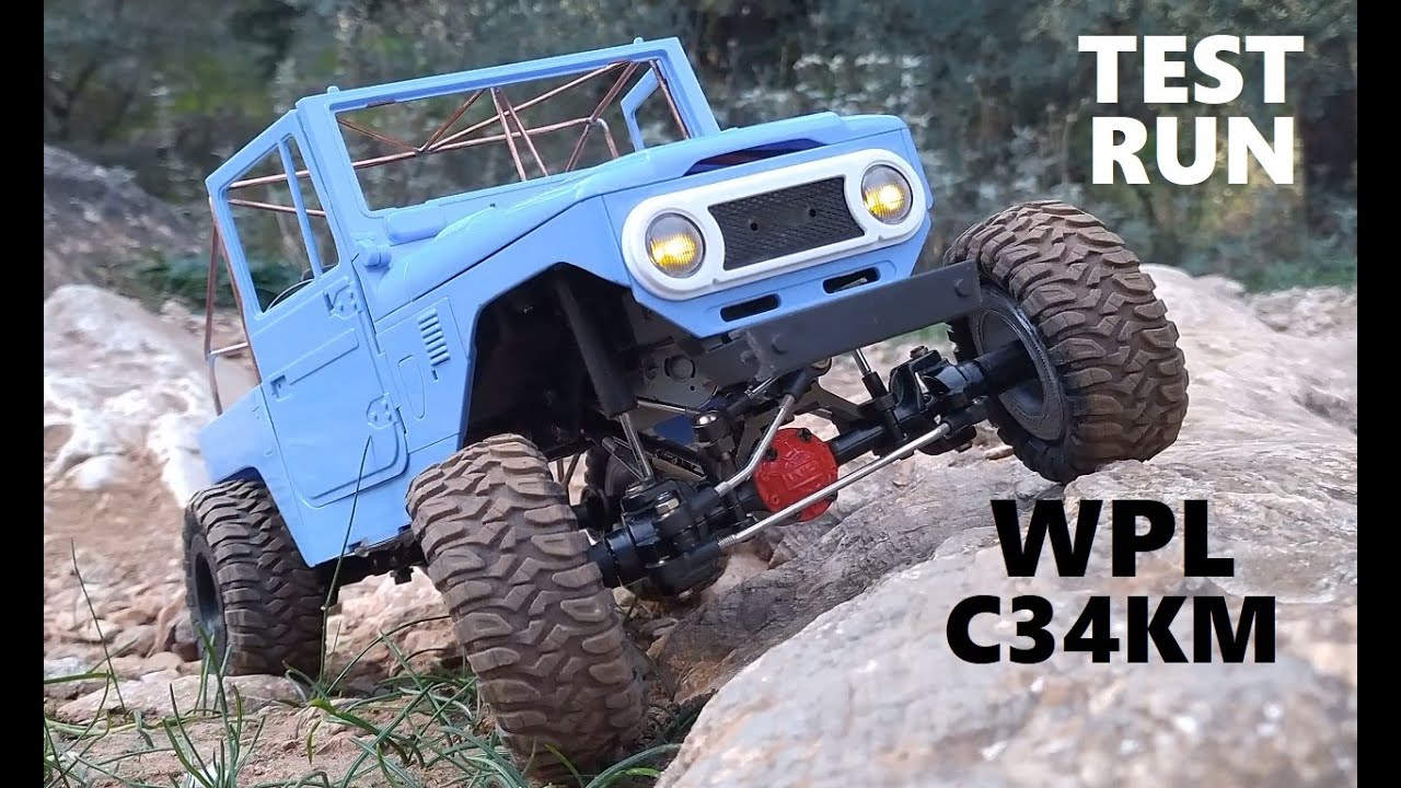 WPL C34 KM 1/16 Scale : Test Run And Maiden Voyage! - YouTube