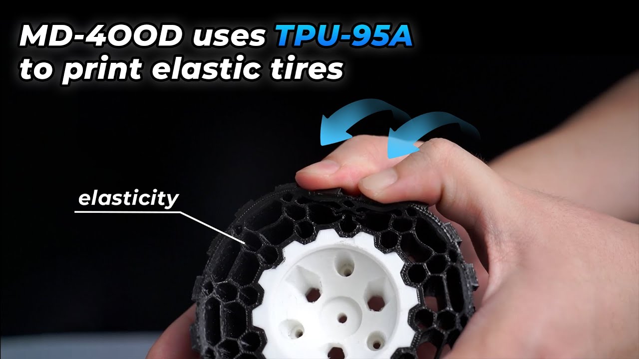 How to print different materials PETG and TPU in an Elastic Tire on ...