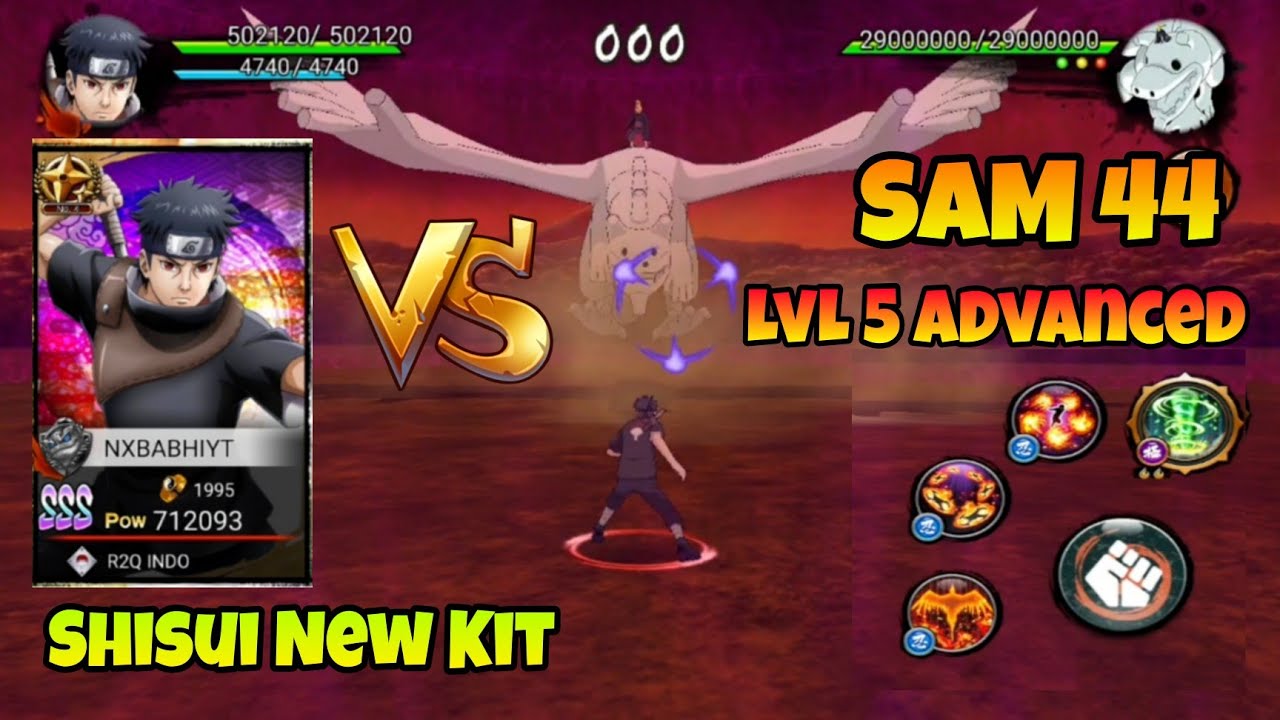 NxB NV : Shisui New Kit LvL 1 Ultimate Vs LvL 5 Advanced SAM 44 ...