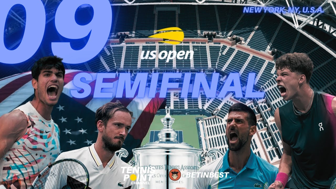 US Open Apuestas SEMIFINAL 2023; Alcaraz, Djokovic, Medvedev Y Shelton ...