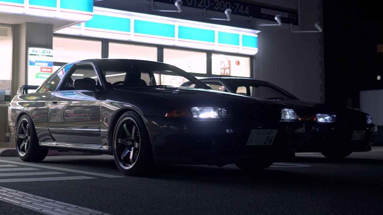 Toru and Hiro's R32 GTR in late night Osaka | 4K - YouTube