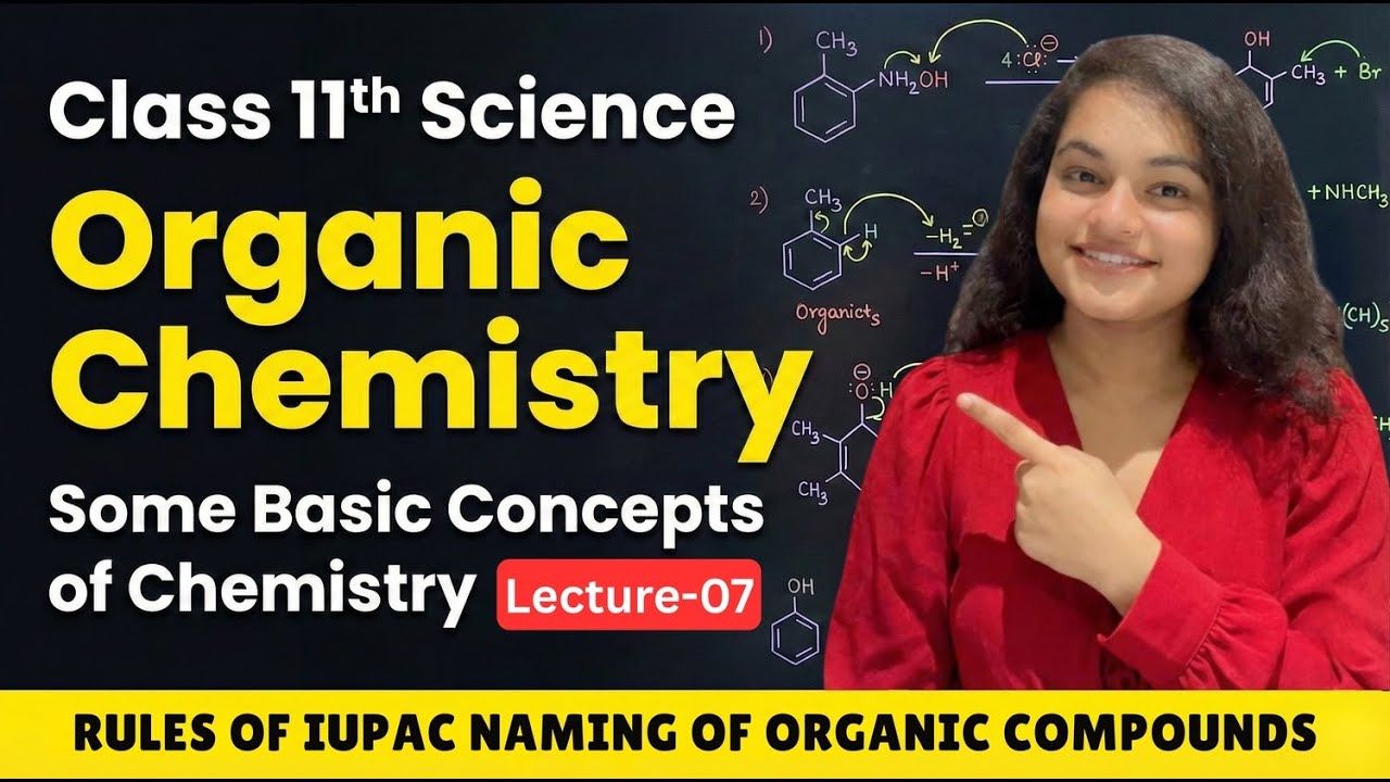 GOC - Lecture 07 | Rules of IUPAC Naming of Organic Compounds | Class ...