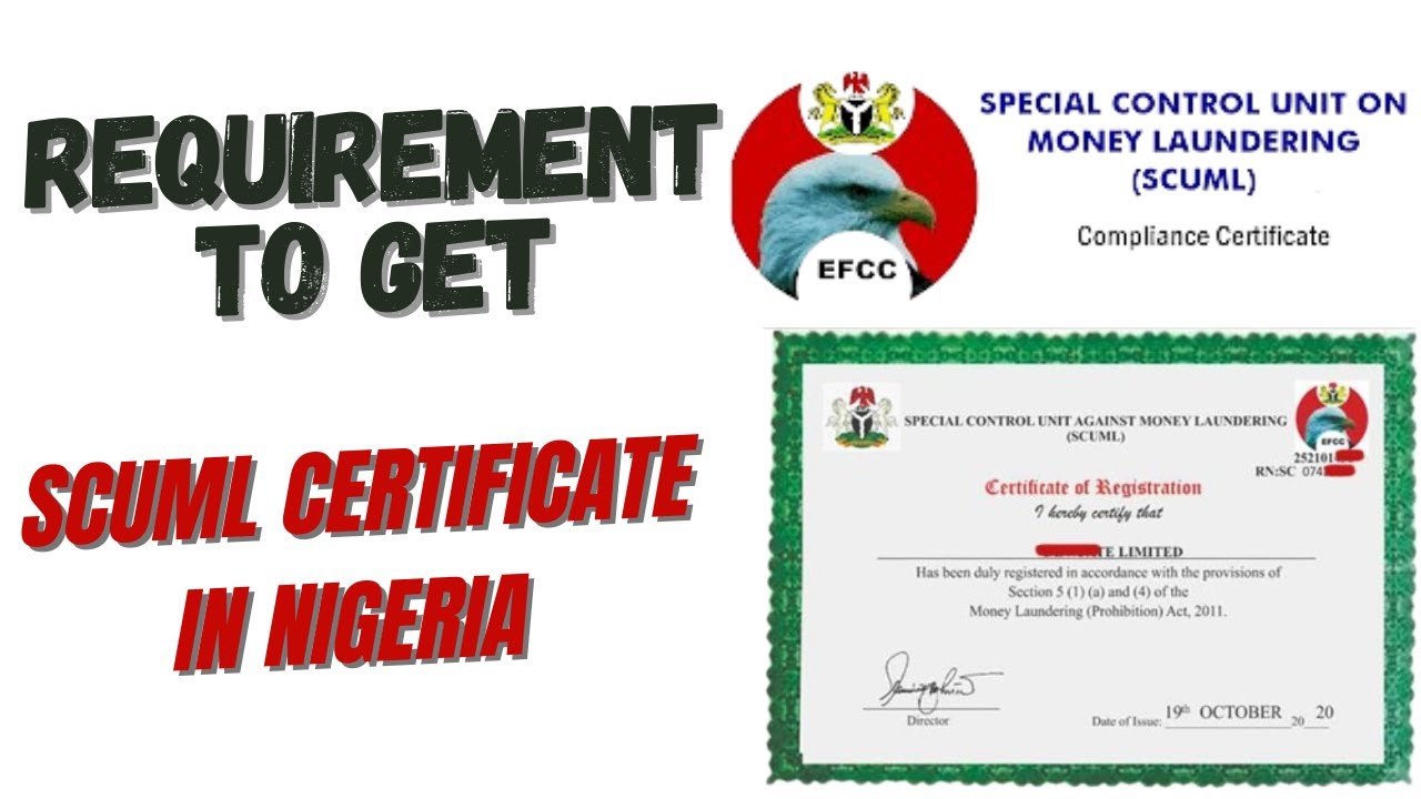 REQUIREMENTS TO GET SCUML CERTIFICATE ONLINE 2024 - YouTube