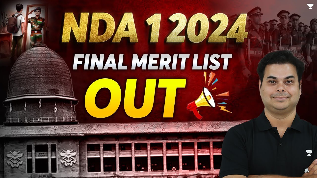 NDA 1 2024 Final Merit List Out!!!!! | NDA Final Results 2024 - YouTube