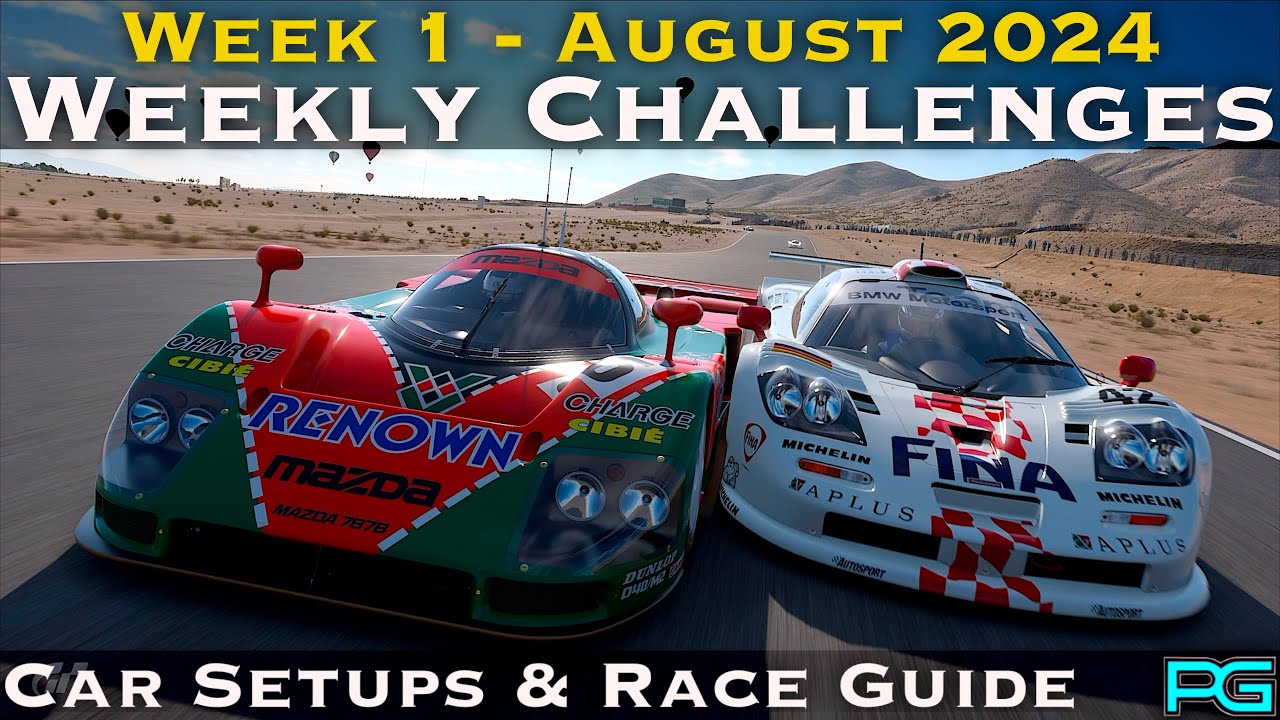 Gran Turismo 7 - Weekly Challenges - August Week 1 - Car Setups & Race ...
