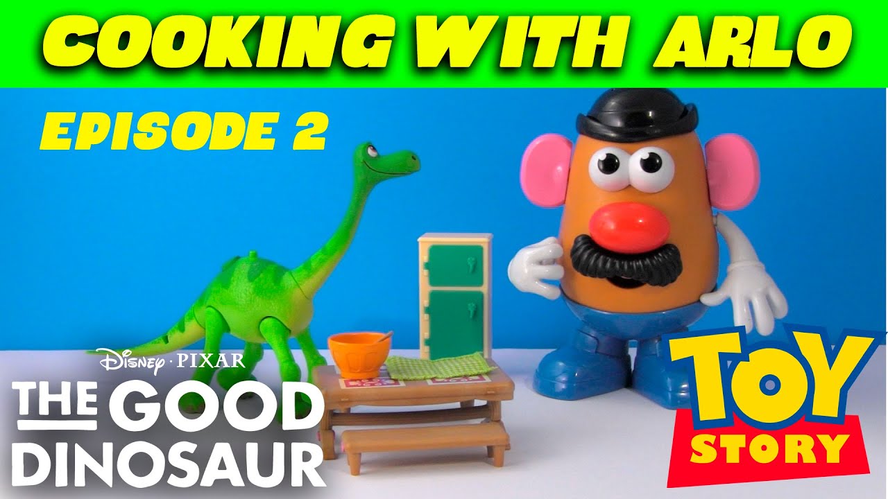 The Good Dinosaur Toy Story Cooking with Arlo episode 2 - Mashed ...
