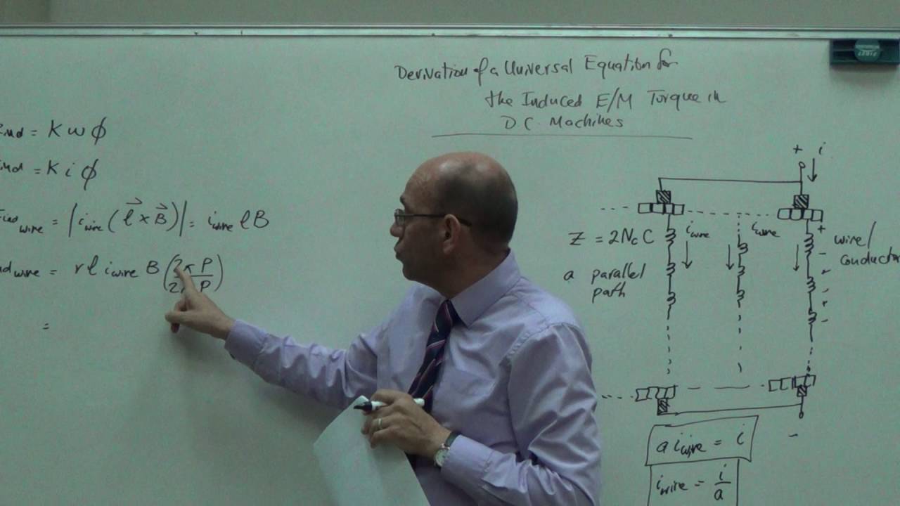 Deriving a Universal Equation for the Induced Torque in a DC Machine ...