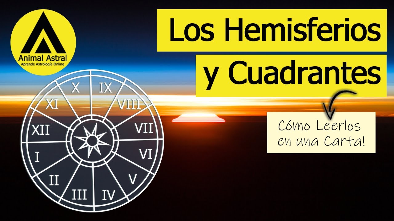 Cómo leer Los Hemisferios y Cuadrantes de la Carta Natal - YouTube