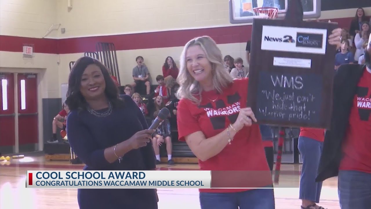 News 2 Cool School Award: Waccamaw Middle School - YouTube