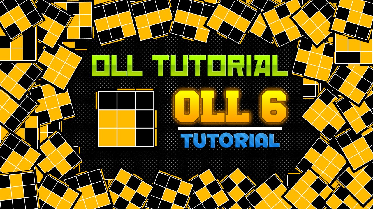 OLL TUTORIAL | OLL 6 SQUARE SHAPE CASE - YouTube