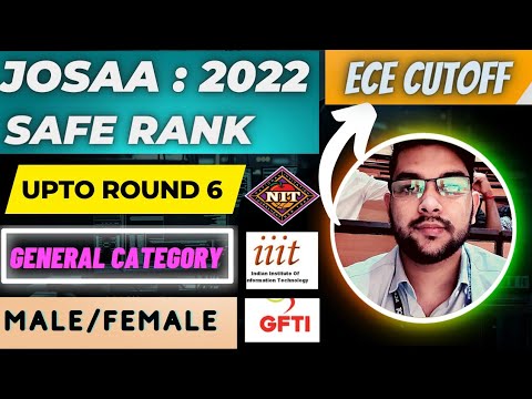 General category Expected cutoff for All NIT/IIIT/GFTI | Josaa counselling safe rank #cutoff # ...