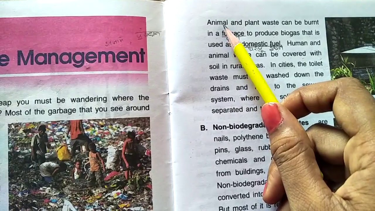 Class 4 ,S.st ch. 6 Waste management ,part 2. - YouTube